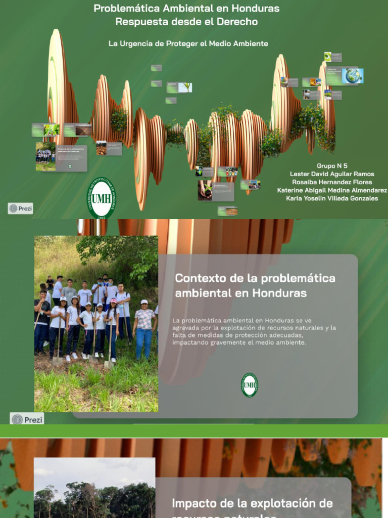 PROBLEMATICA AMBIENTAL EN HONDURAS Presentacion | PDF