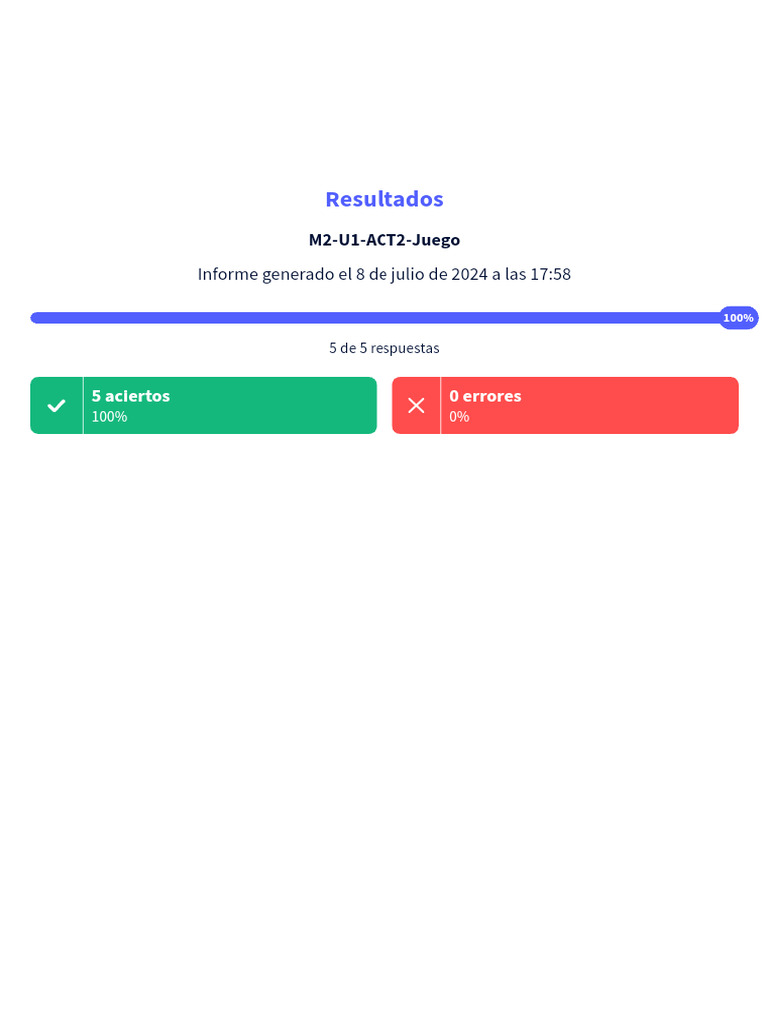 M2 U1 ACT2 Juego - 08 07 2024 | PDF