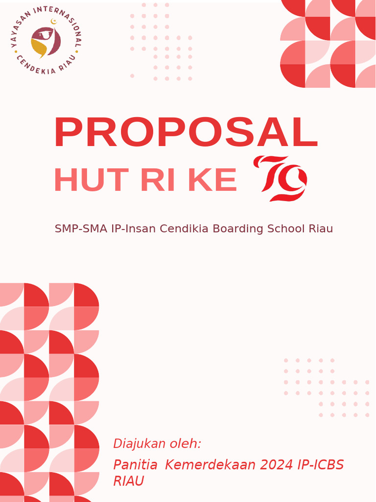 Proposal Acara 17 Agustus 2024 IP ICBS RIAU | PDF