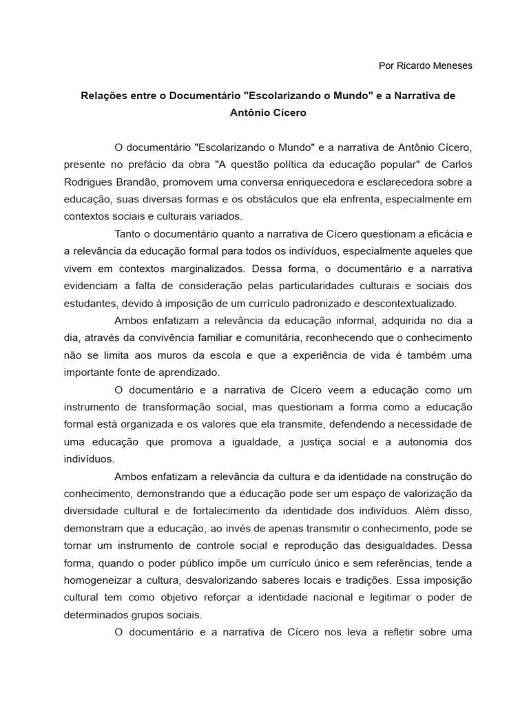 TEXTO - DOC E Narrativa 1 | PDF