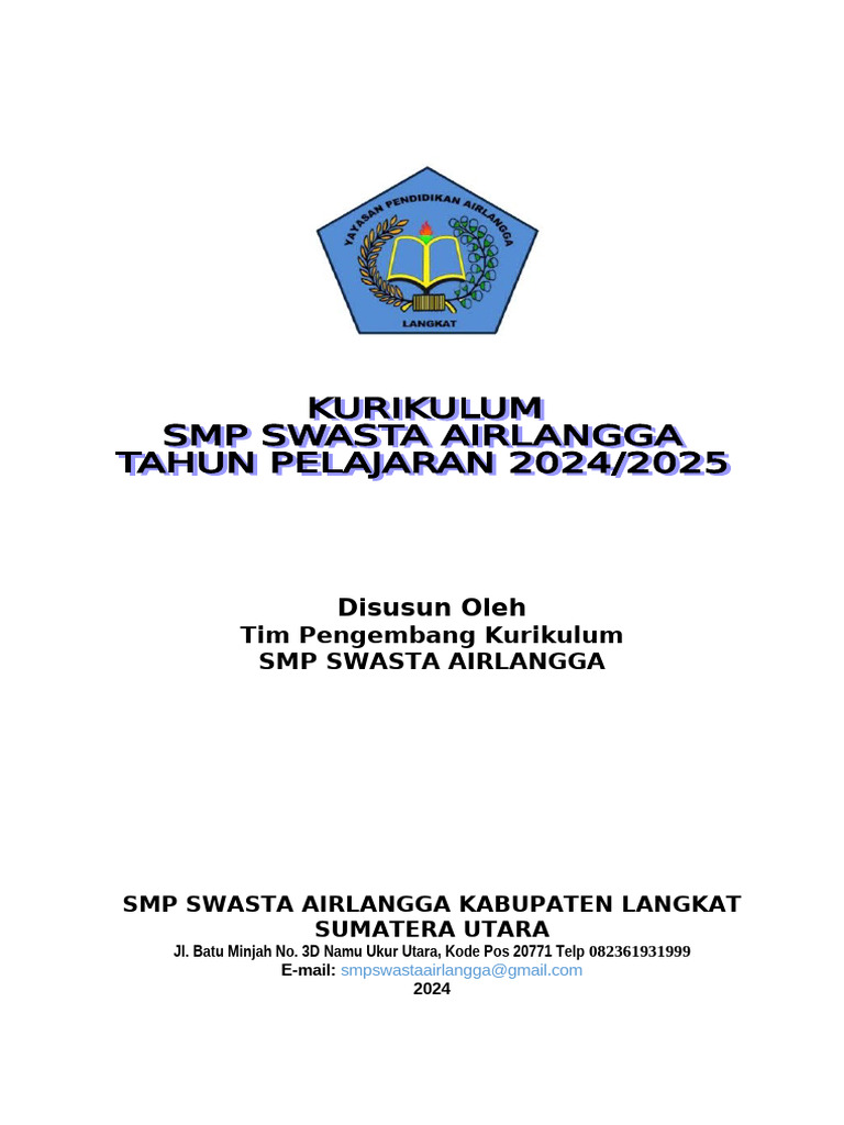 Sampul KSP SMP Airlangga | PDF