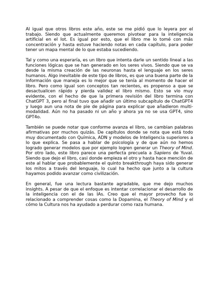 A Brief History of Intelligence | PDF