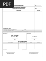 Liquidation Report Form | PDF | Finance & Money Management
