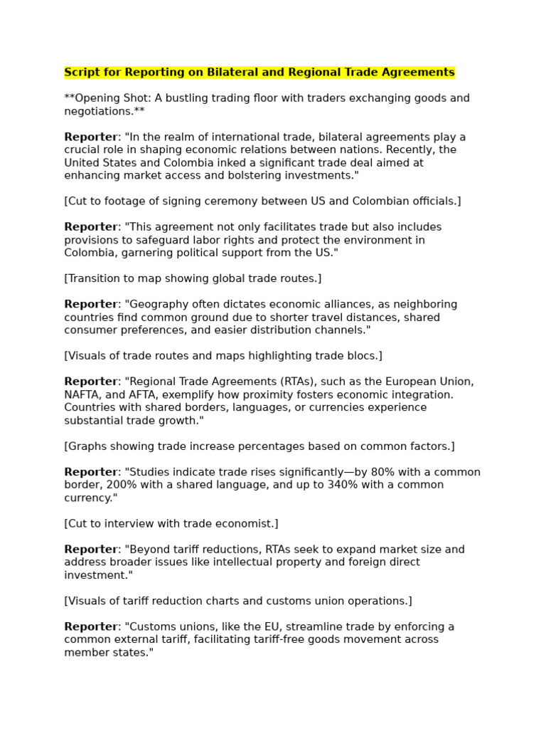 Script For Reports | PDF