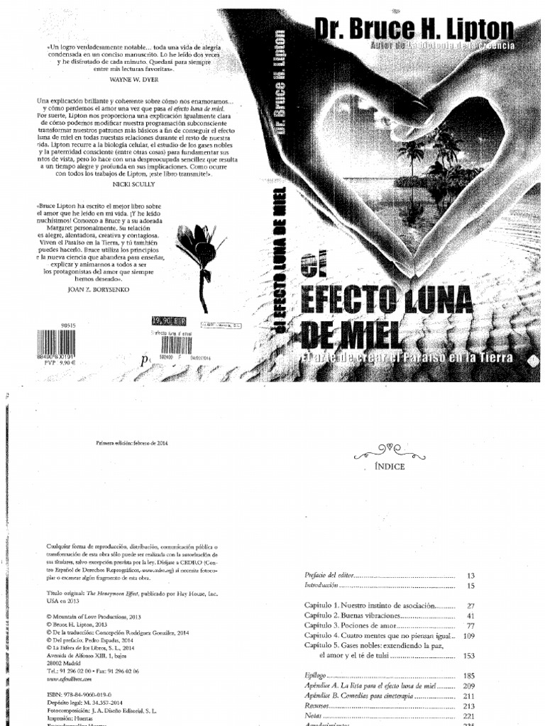 BRUCE LIPTON El Efecto Luna de Miel | PDF