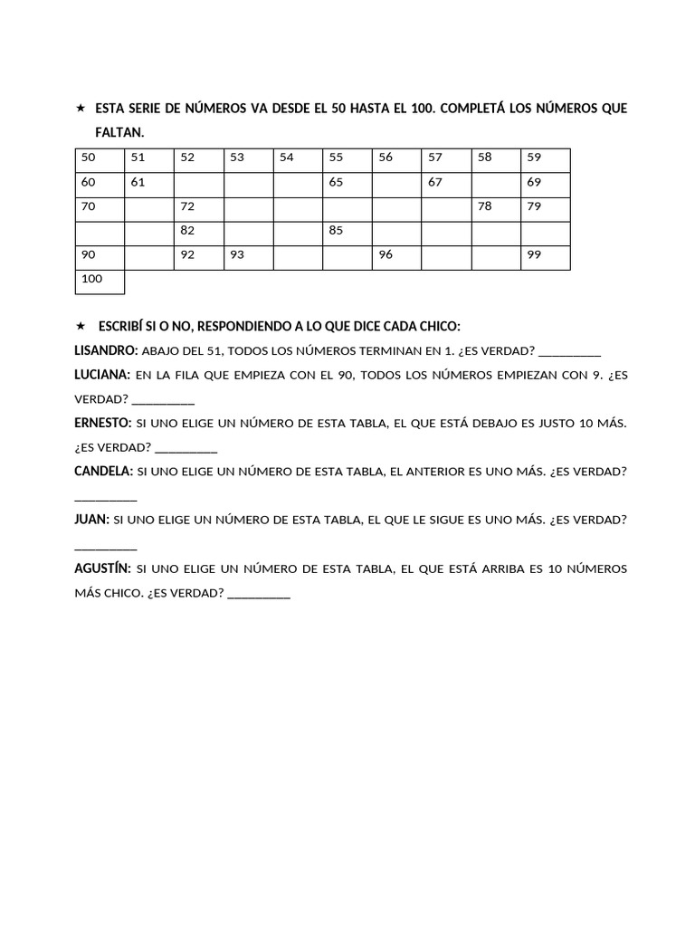 Secuencia Matematica Pdf