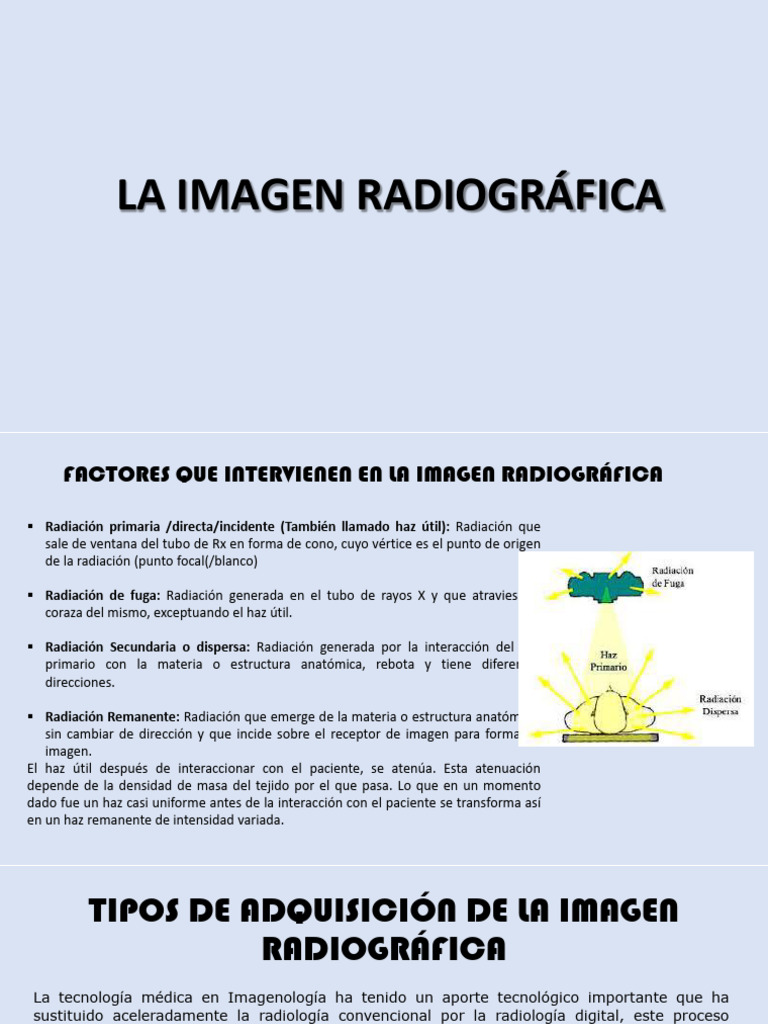 La Imagen Radiografica | PDF