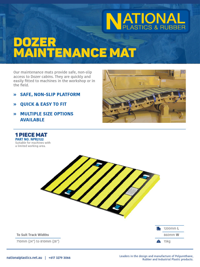 NPR 2018 Flyer Dozer Mats | PDF