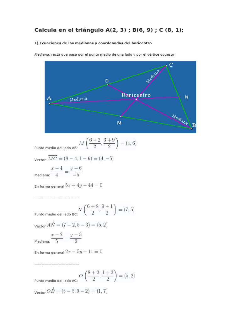 Calculo de Triangulo | PDF