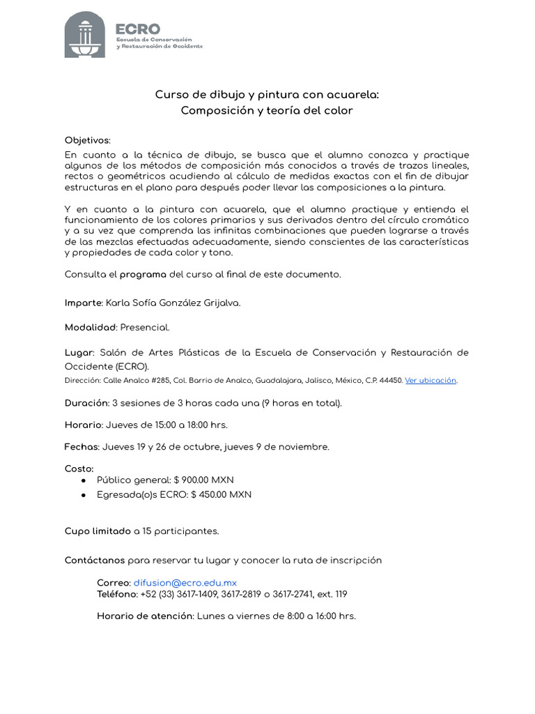 Curso de Dibujo y Pintura Con Acuarela: Composición y Teoría Del Color | PDF