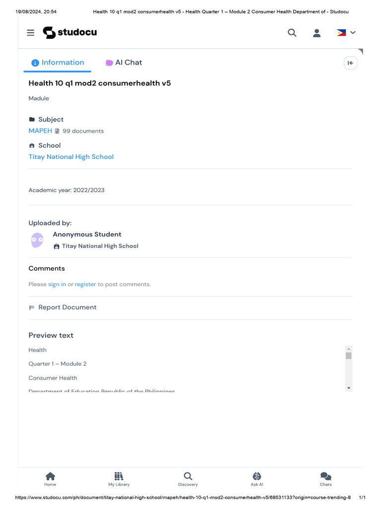 Health 10 q1 mod2 consumerhealth v5 - Health Quarter 1 – Module 2 ... Health 10 q1 mod2 consumerhealth v5 - Health Quarter 1 – Module 2 ...