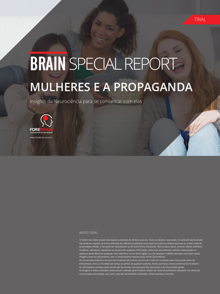 BRAIN Report Mulheres Trial | PDF