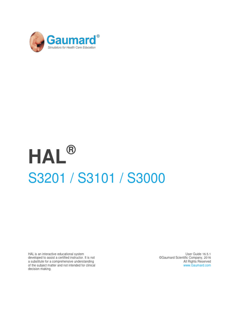 Gaumard Manual Hal (Hector) | PDF