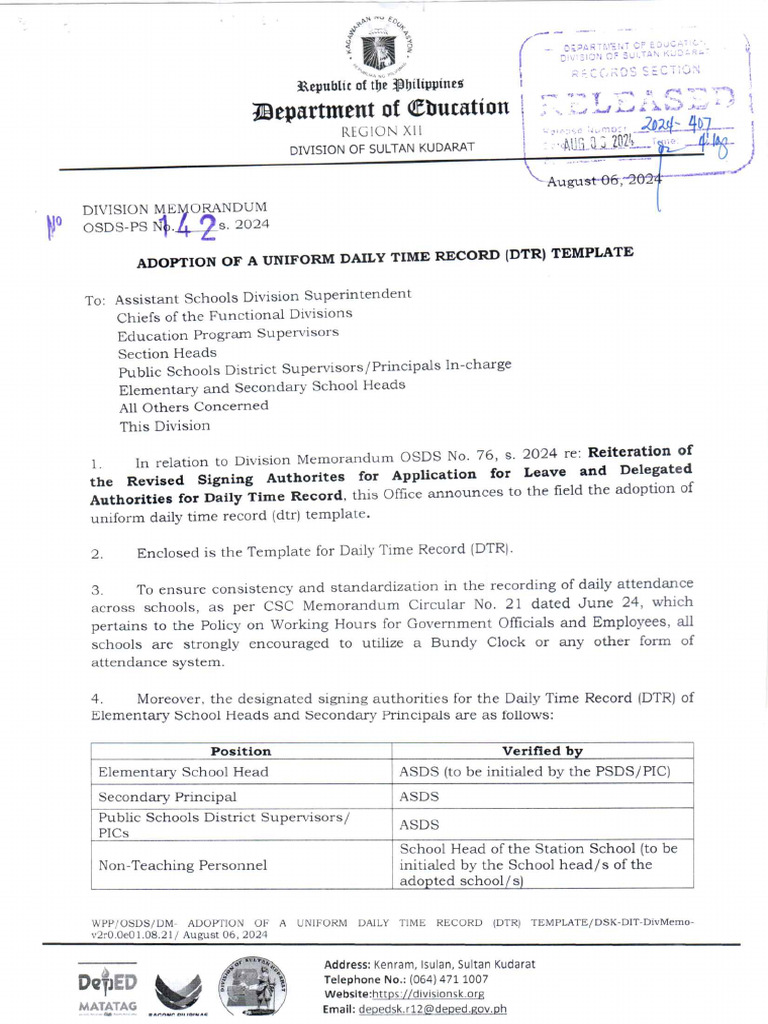 DM-OSDS-PS No. 142, S. 2024 | PDF