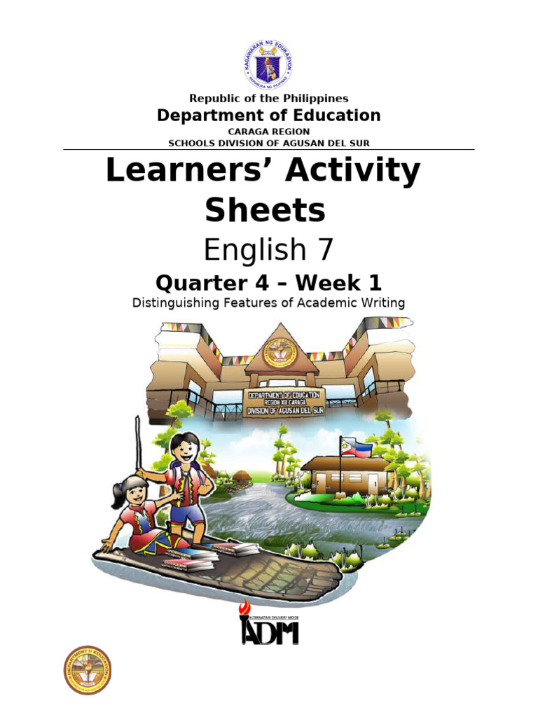 English7 Q4 W1 Las | PDF