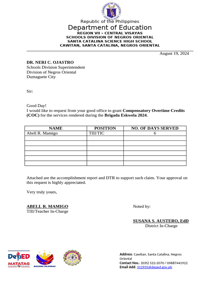 Request For CTO | PDF