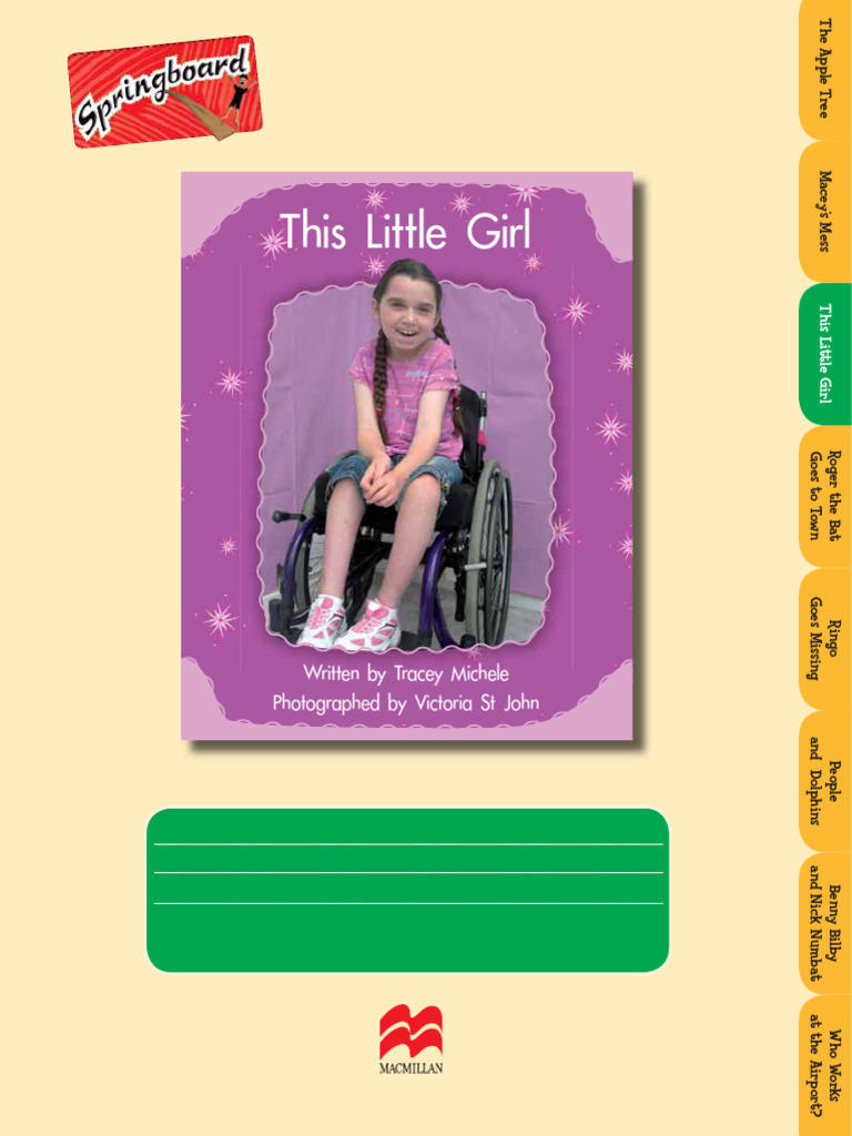 Springboard-1-Teacher-Pack-Level-14-Book-c-This-LIttle-Girl | PDF