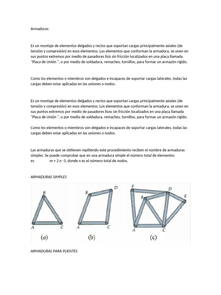 Armaduras Marco Teorico | PDF