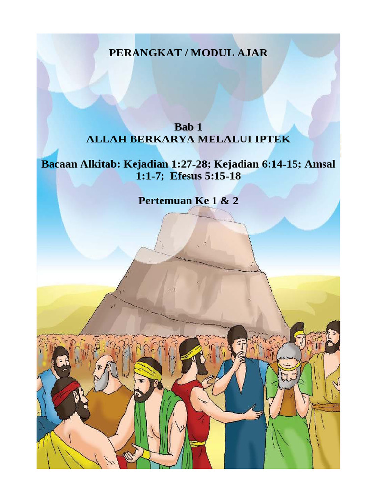 Modul Ajar Bab 1 Pertemuan Ke 1 - 2 | PDF