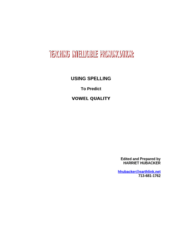 Some Spelling Rules | PDF | Consonant | Syllable