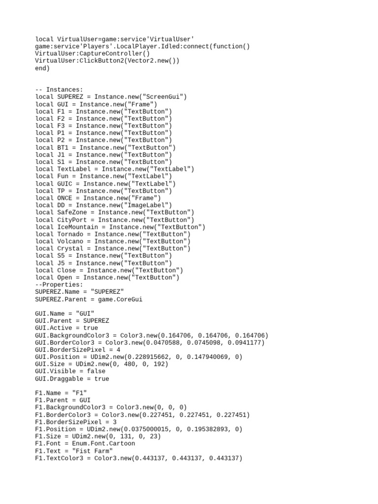 Script Super Power Training Simulator | PDF