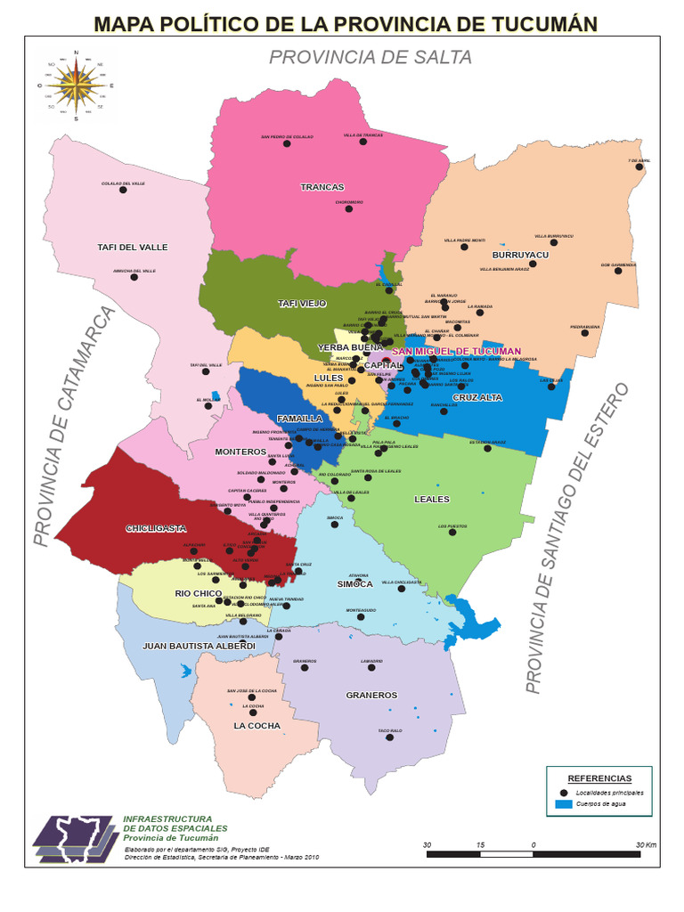 Mapapolitico de La Prov de Tucuman | PDF