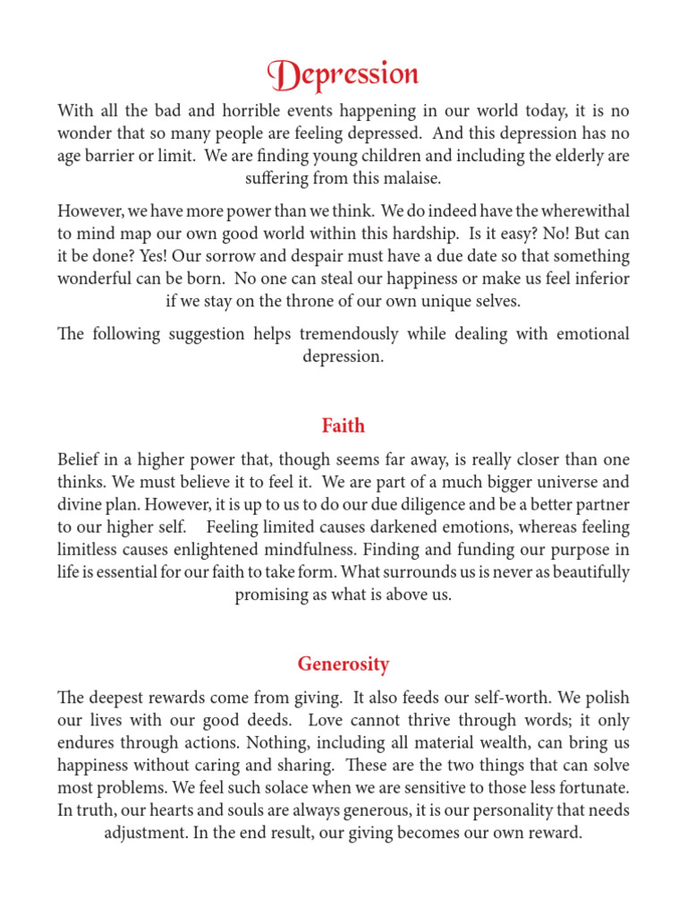 Depression | PDF