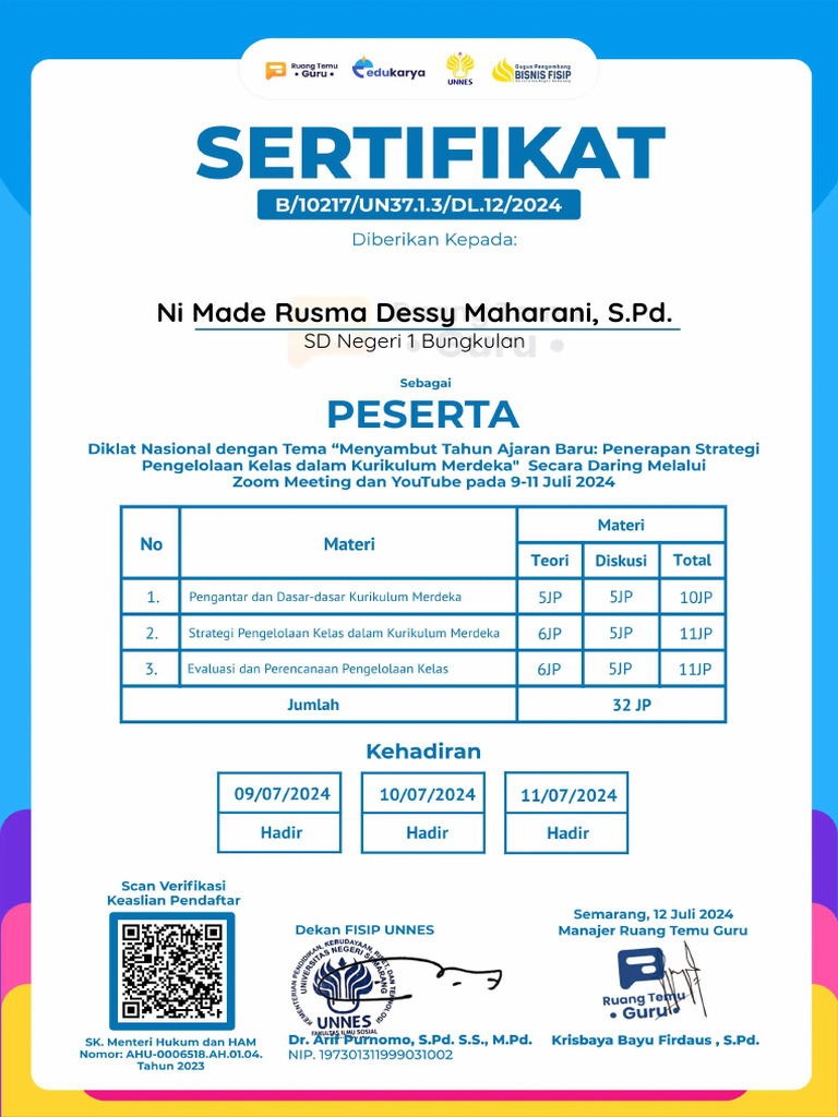 Diklat Bu Rusma | PDF