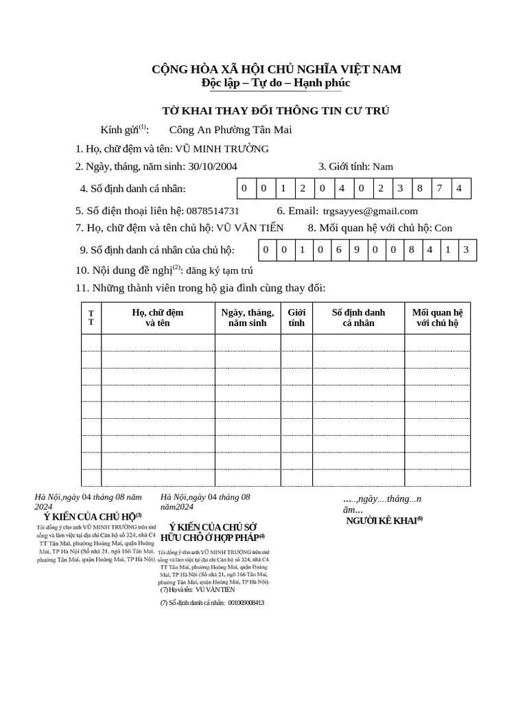 CT01 Thông Tư 66 | PDF