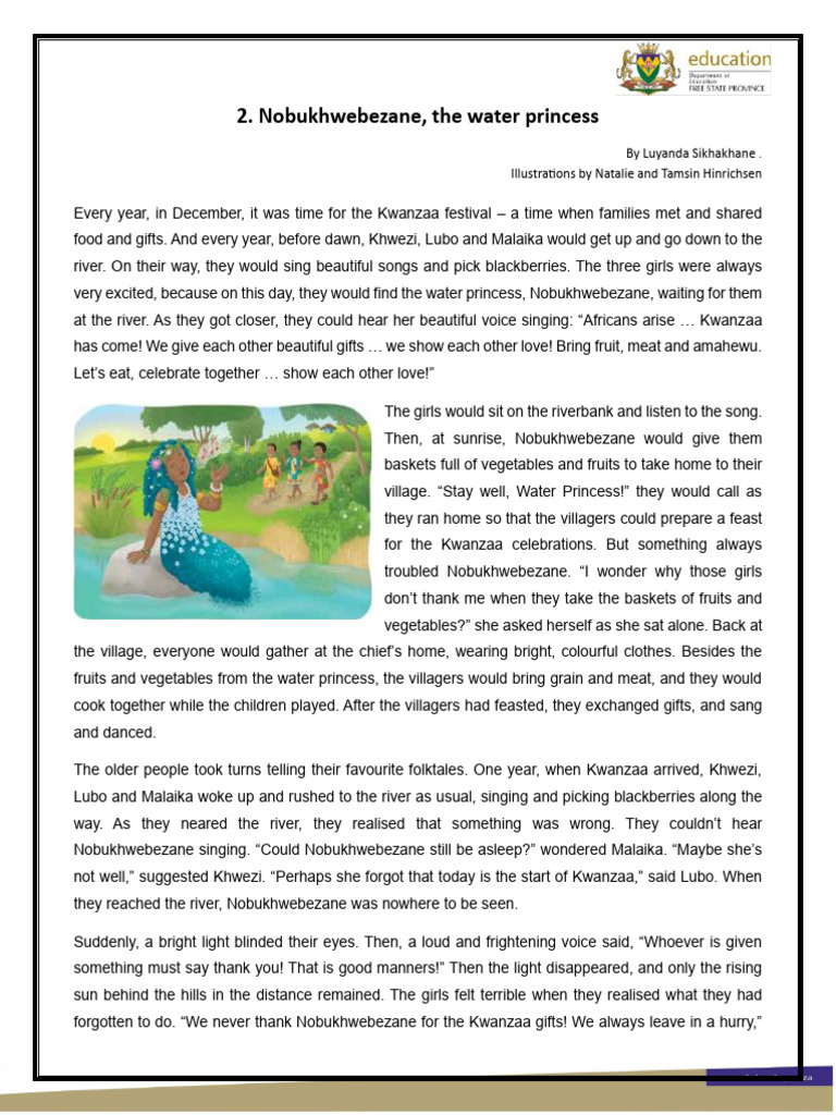 2. Nobukhwebezane, the water princess | PDF