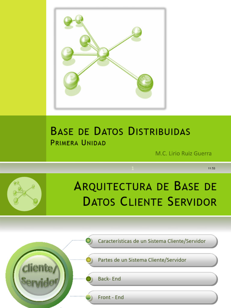 Tipos de Arquitectura Cliente Servidor | PDF