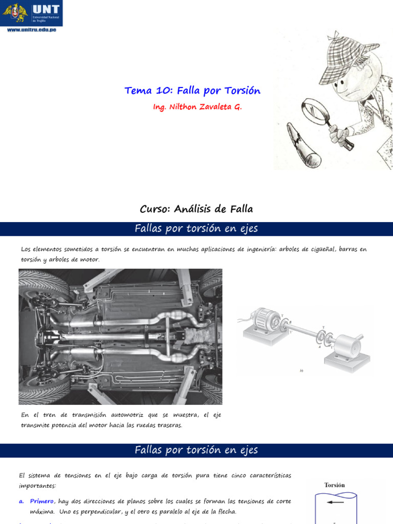 Tema 10 Análisis de Falla Por Torsión 2024 | PDF | Fractura | Estrés ...