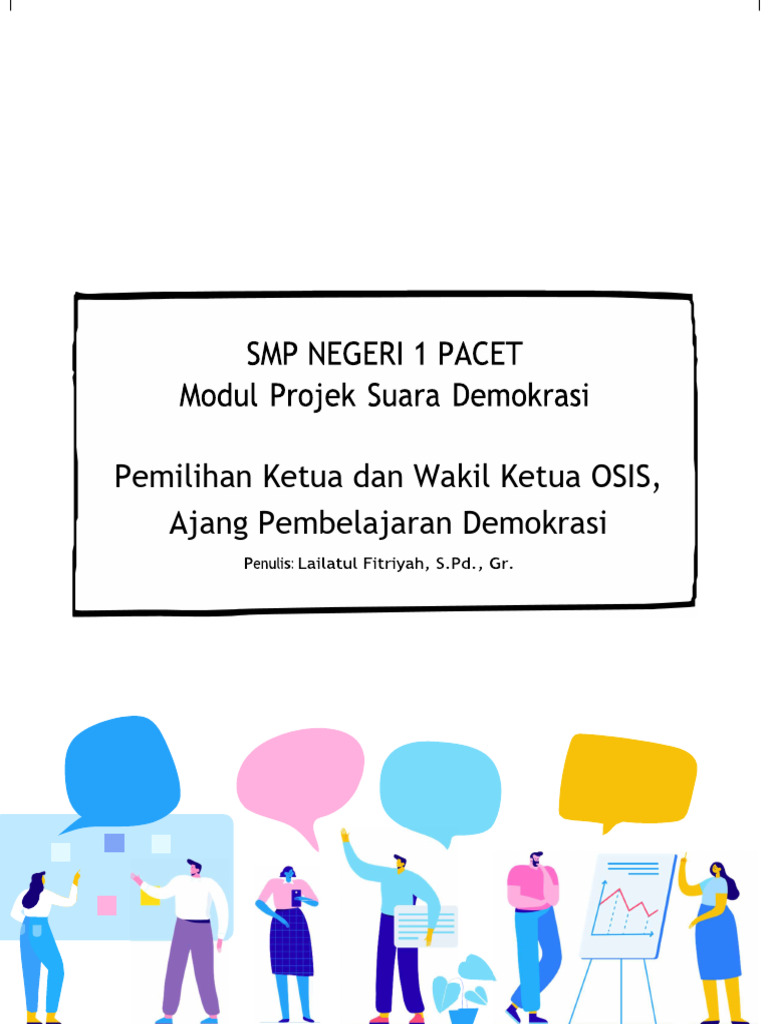 Modul Projek - Modul p5 Suara Demokrasi - Pemilihan Ketua OSIS& MPK - Fase D | PDF