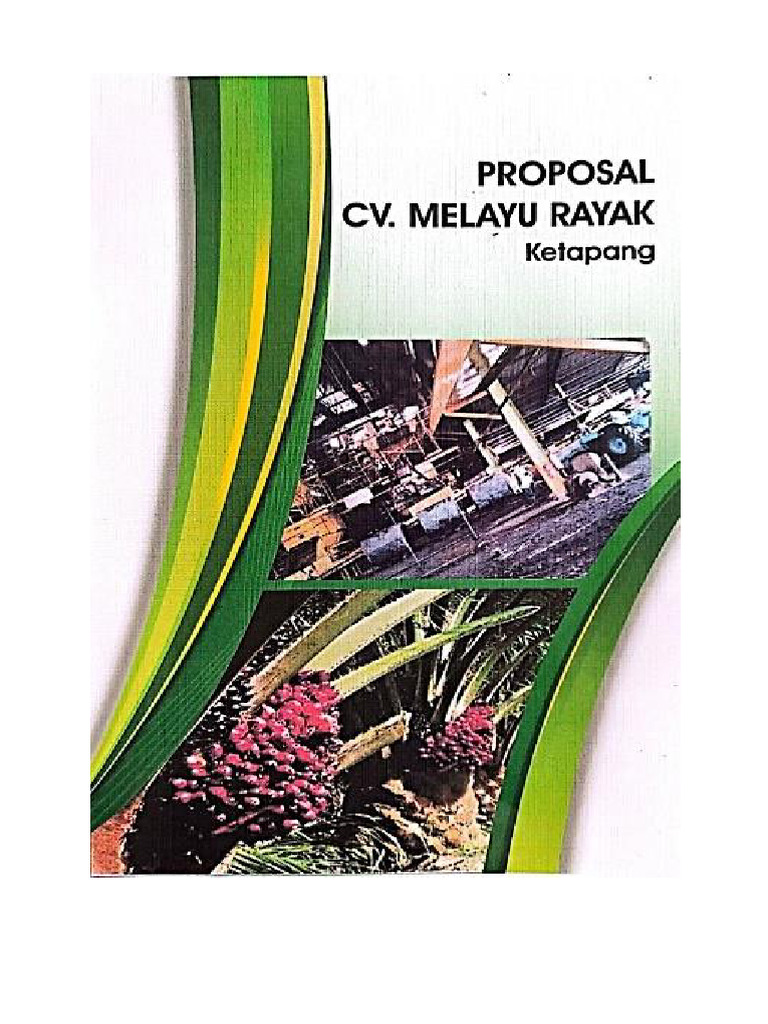 Proposal CV Melayu Rayak 30 Ton | PDF