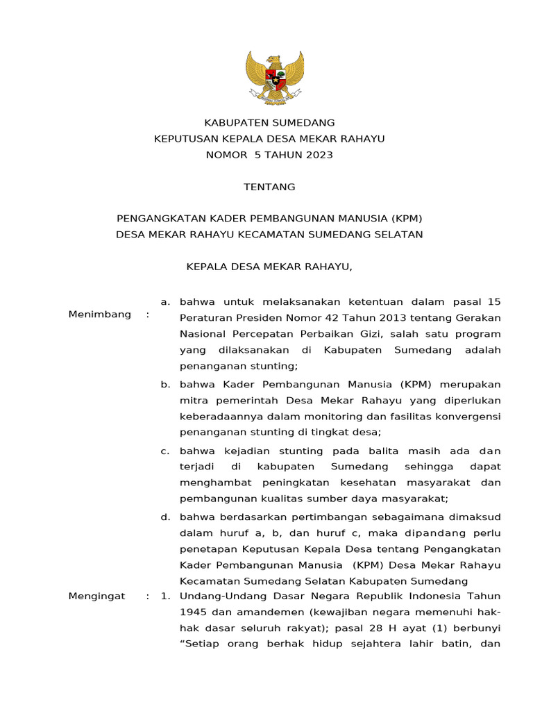 SK KPM 2023 | PDF