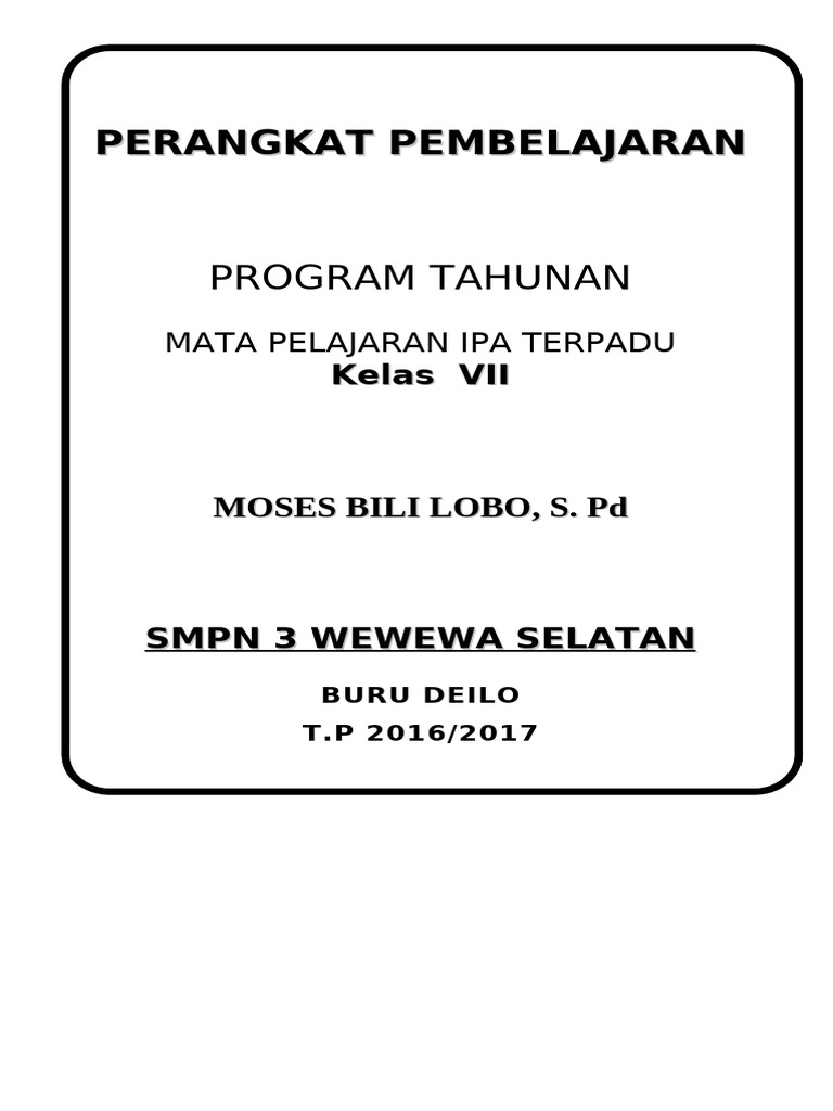Prota SMP Ipa | PDF