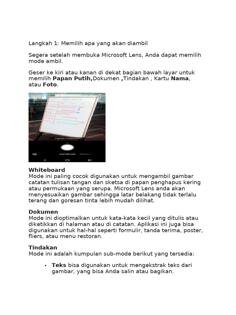 Langkah Menggunakan Ms Lens Dion Nicius 22612010058 | PDF