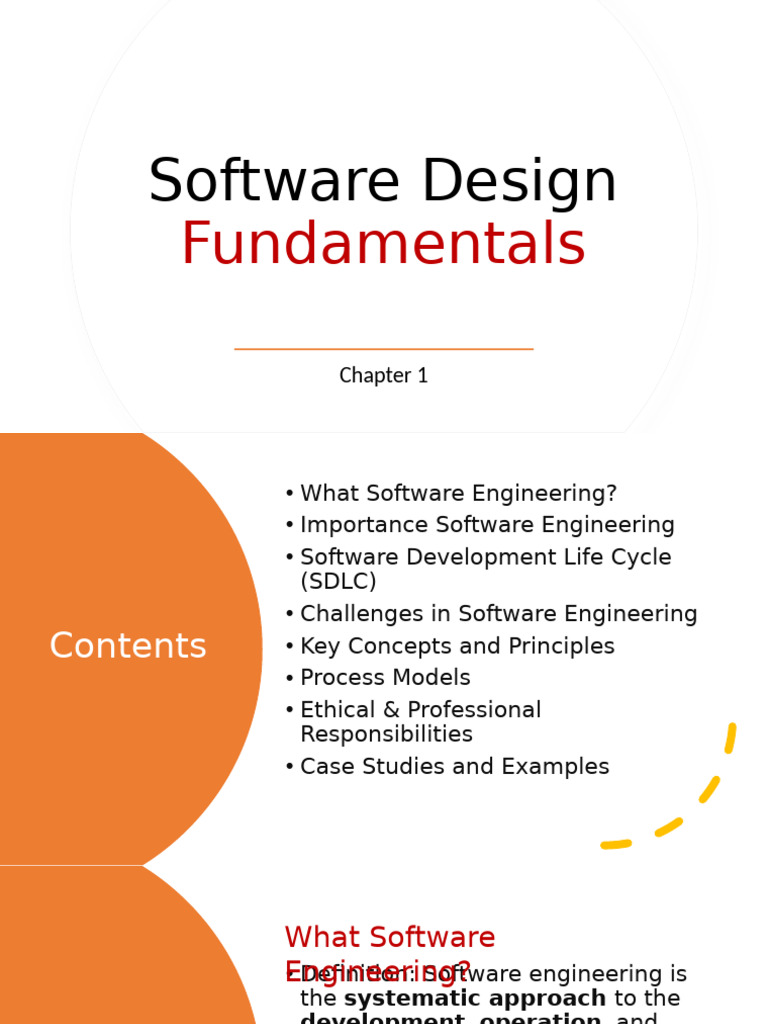 Chapter 1 software design Khalifa | PDF