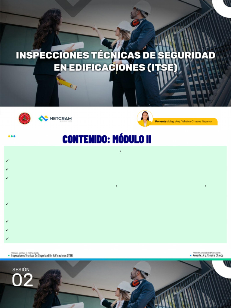 Inspecciones Tecnicas de Seguridad en Edificaciones - Sesión 02 | PDF | Ingeniería | Riesgo
