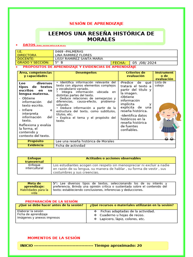 Ses-Comun-Leemos Una Reseña Histórica 05-08-2024 | PDF