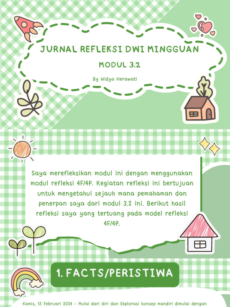Jurnal Refleksi Dwi Mingguan Modul 3.2 - Widya Herawati | PDF