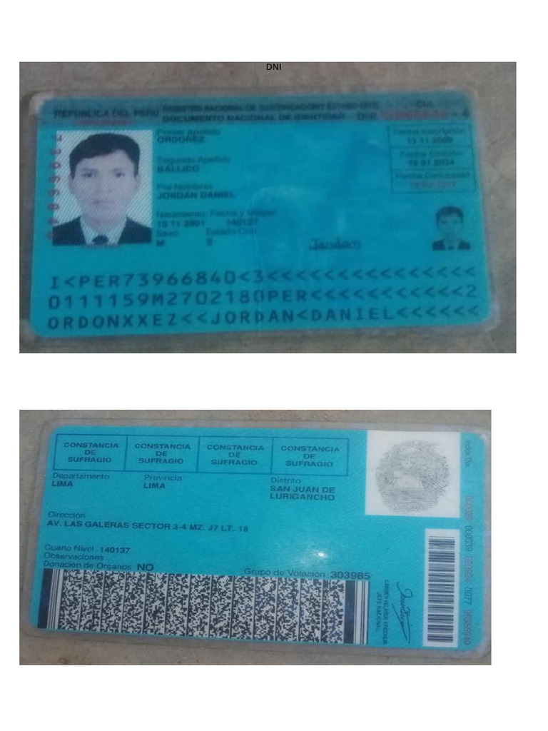 Dni Padre de Familia | PDF