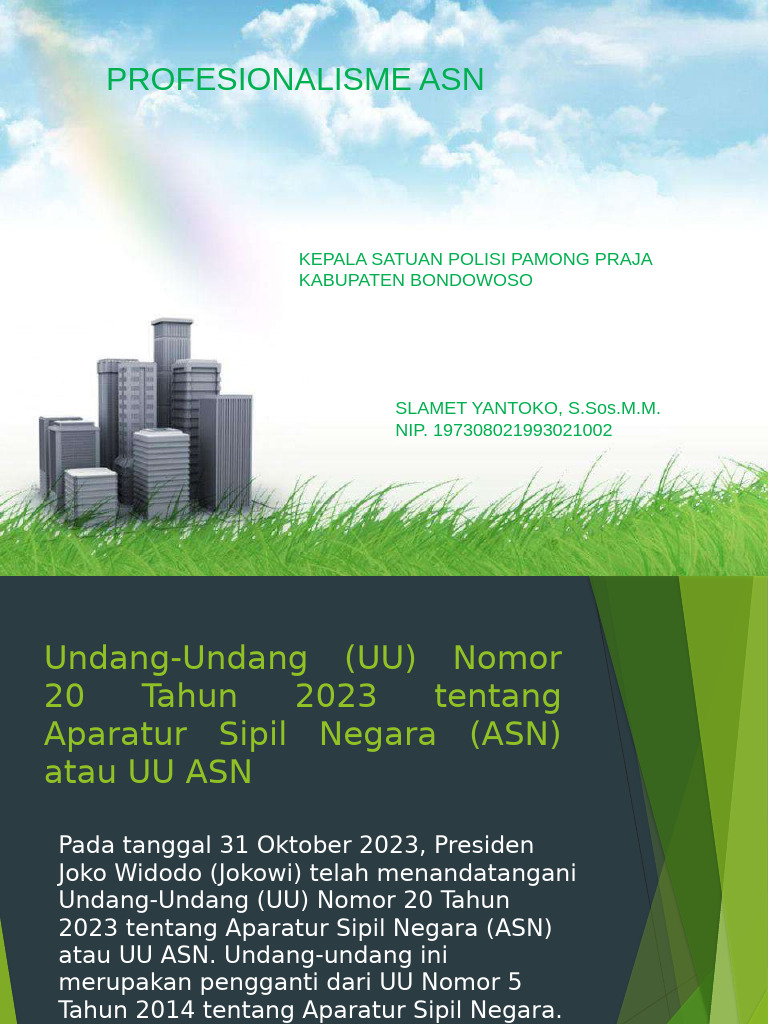 Profesionalisme Asn | PDF