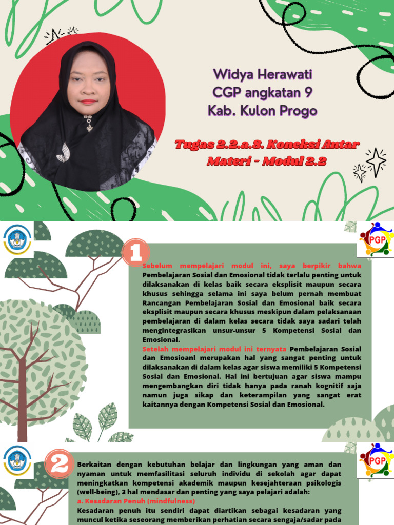 Koneksi Antar Materi Modul 2.2 - Widya Herawati | PDF