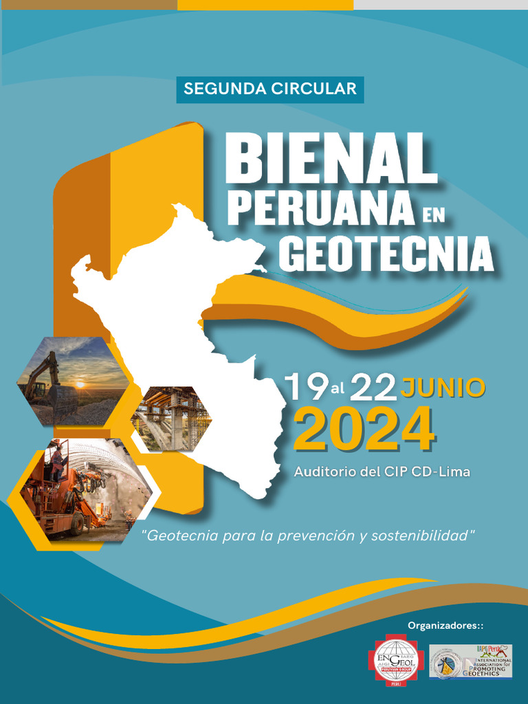 Segunda Circular - I Bienal Peruana en Geotecnia | PDF