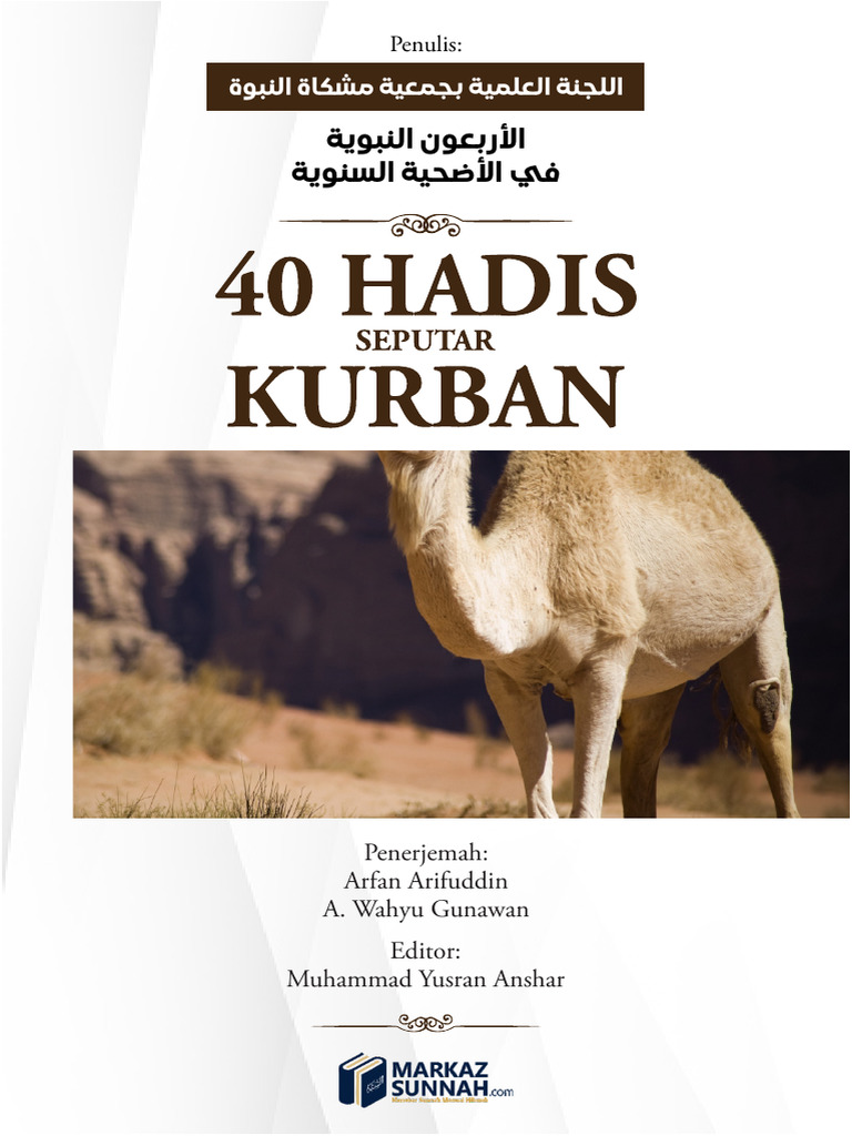 E Book - 40 Hadis Nabi Tentang Ibadah Kurban Tahunan Fix | PDF