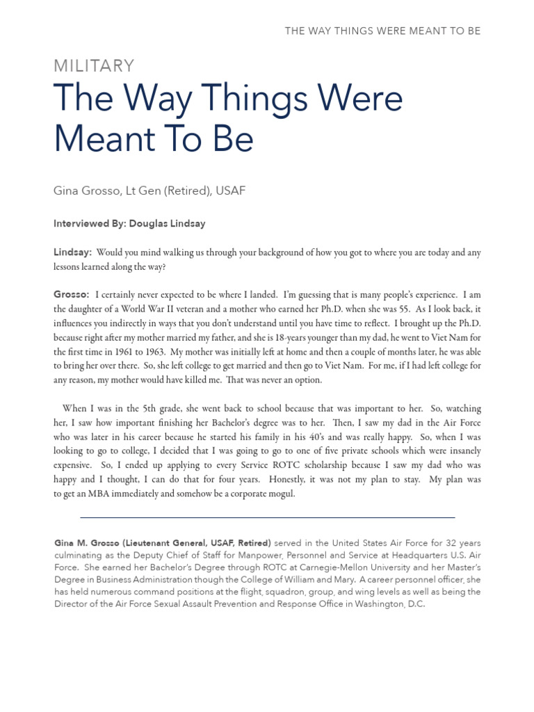 The Way Things Were Meant To Be | PDF