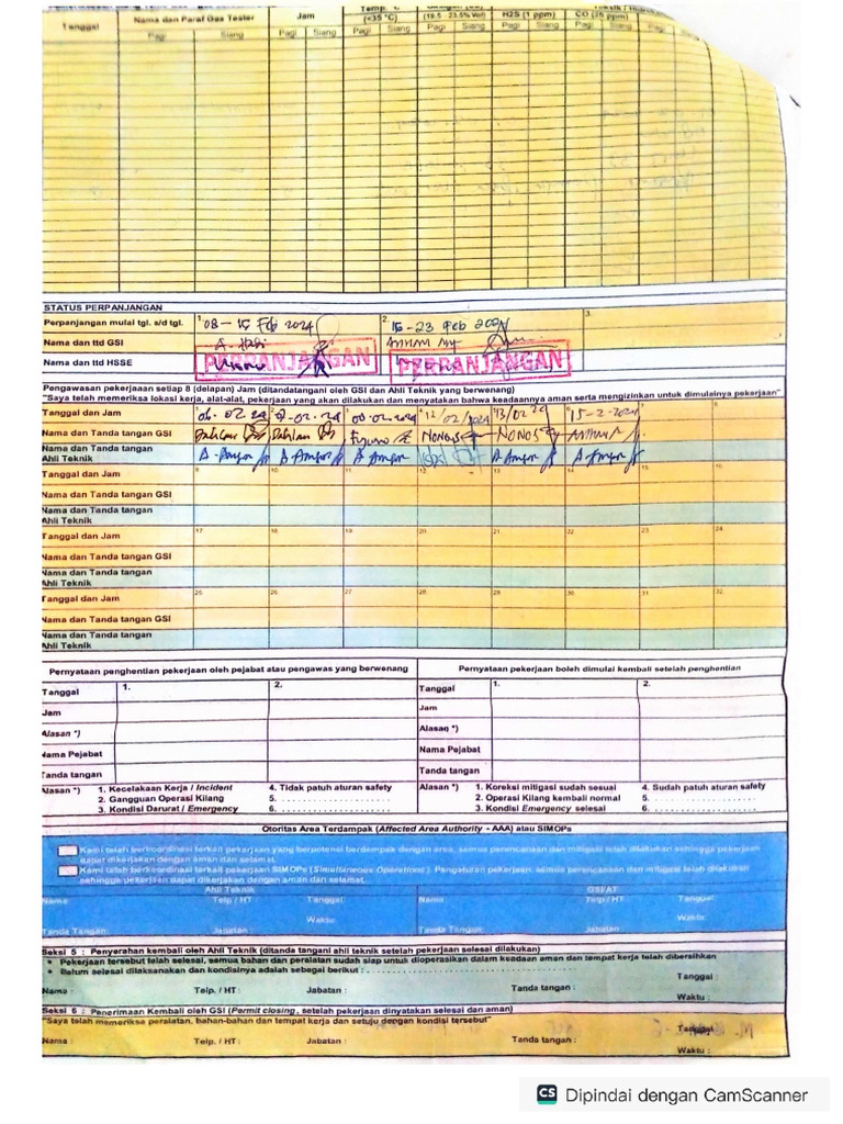 Contoh Permit 2 | PDF