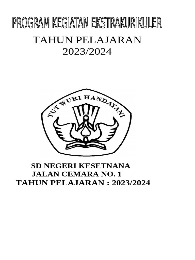 Program Ekstrakurikuler SD | PDF