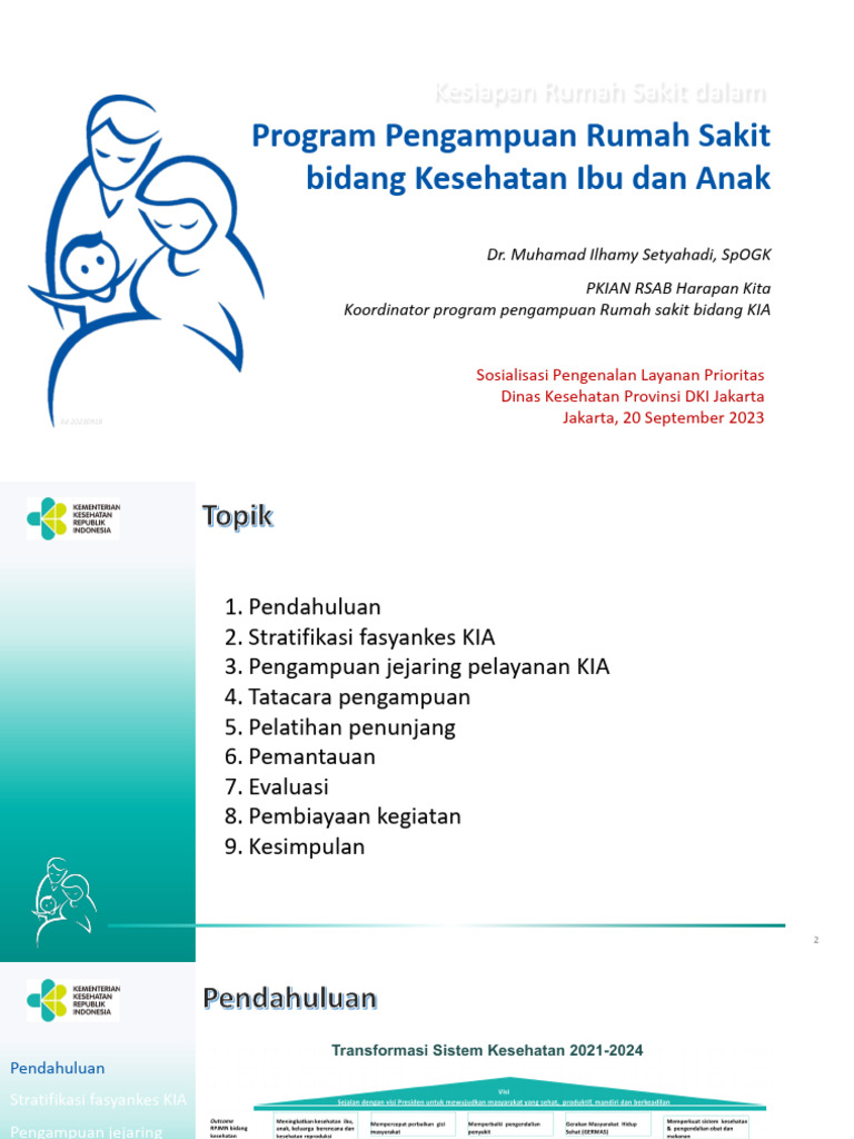 RSAB Harapan Kita - Kesiapan Rumah Sakit Dalam Pengampuan KIA | PDF
